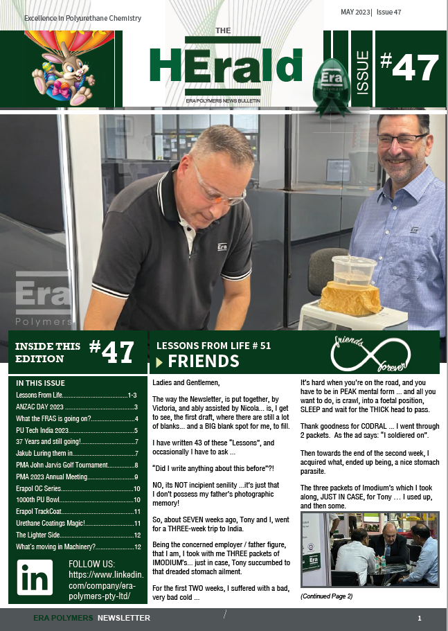 Era Polymers – Polyurethane Systems House