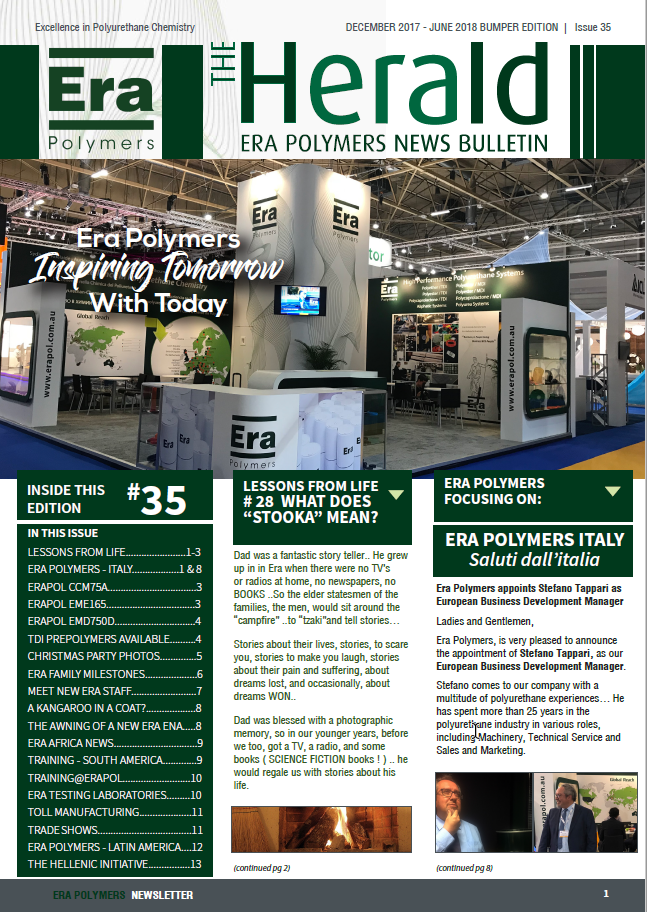 Newsletter – Era Polymers