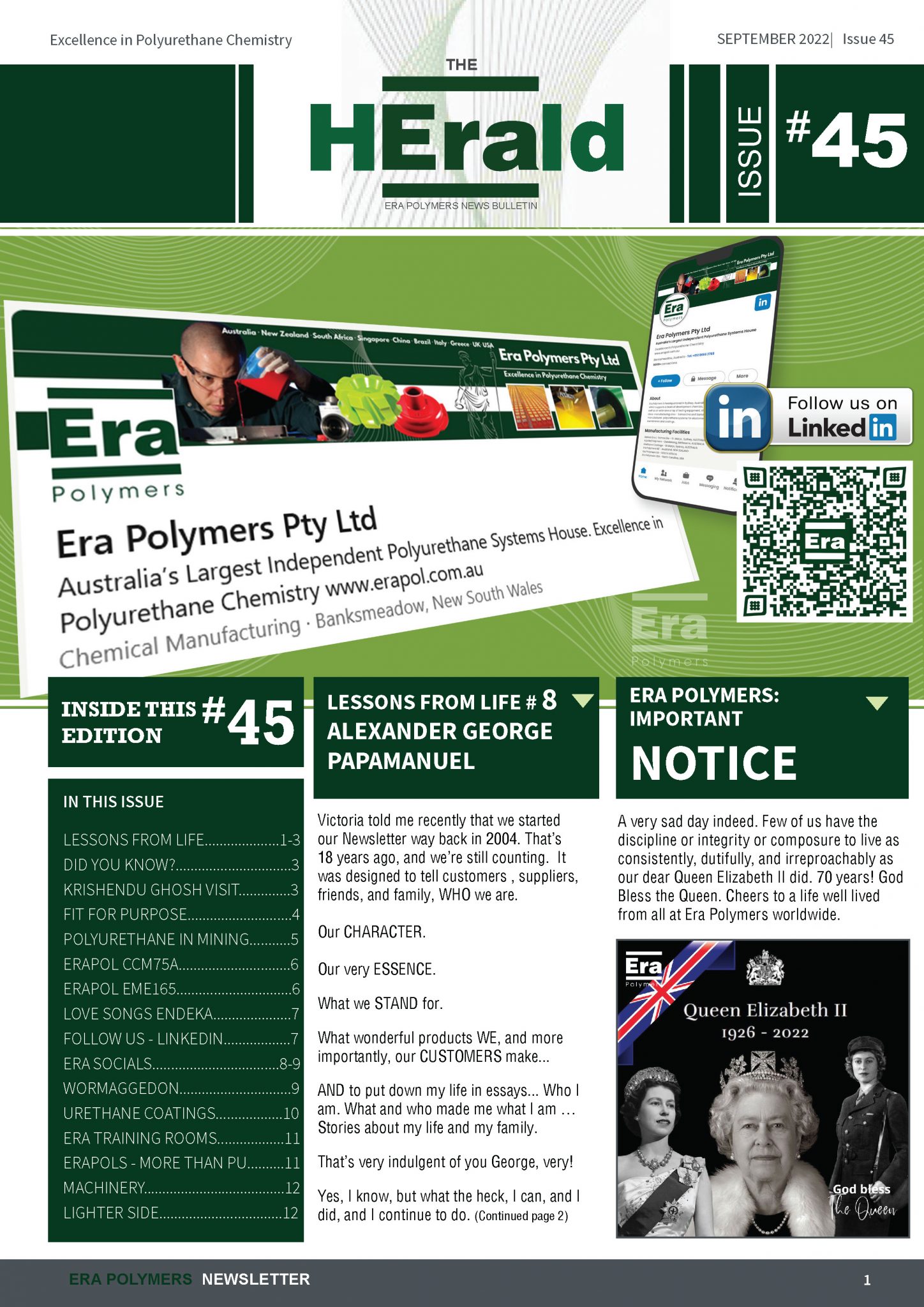 Era Polymers – Polyurethane Systems House
